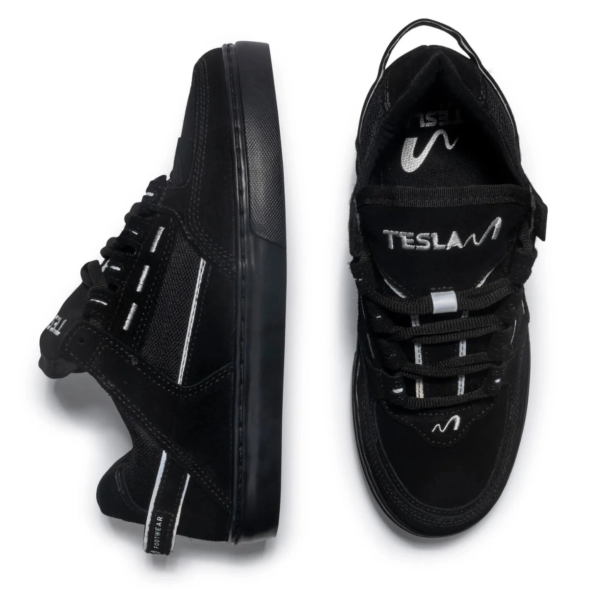 TENIS TESLA COIL ALL BLACK REFLECT - TENIS TESLA COIL ALL BLACK REFLECT ...