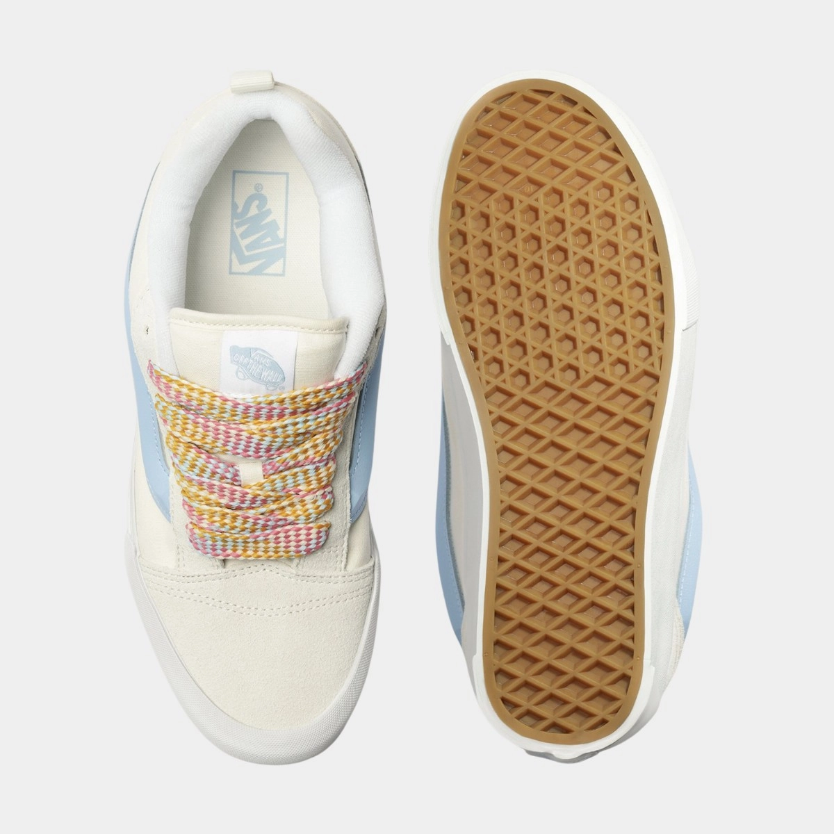 TENIS VANS KNU SKOOL FAT LACE OVERSIZED WHITE - TENIS VANS KNU SKOOL ...